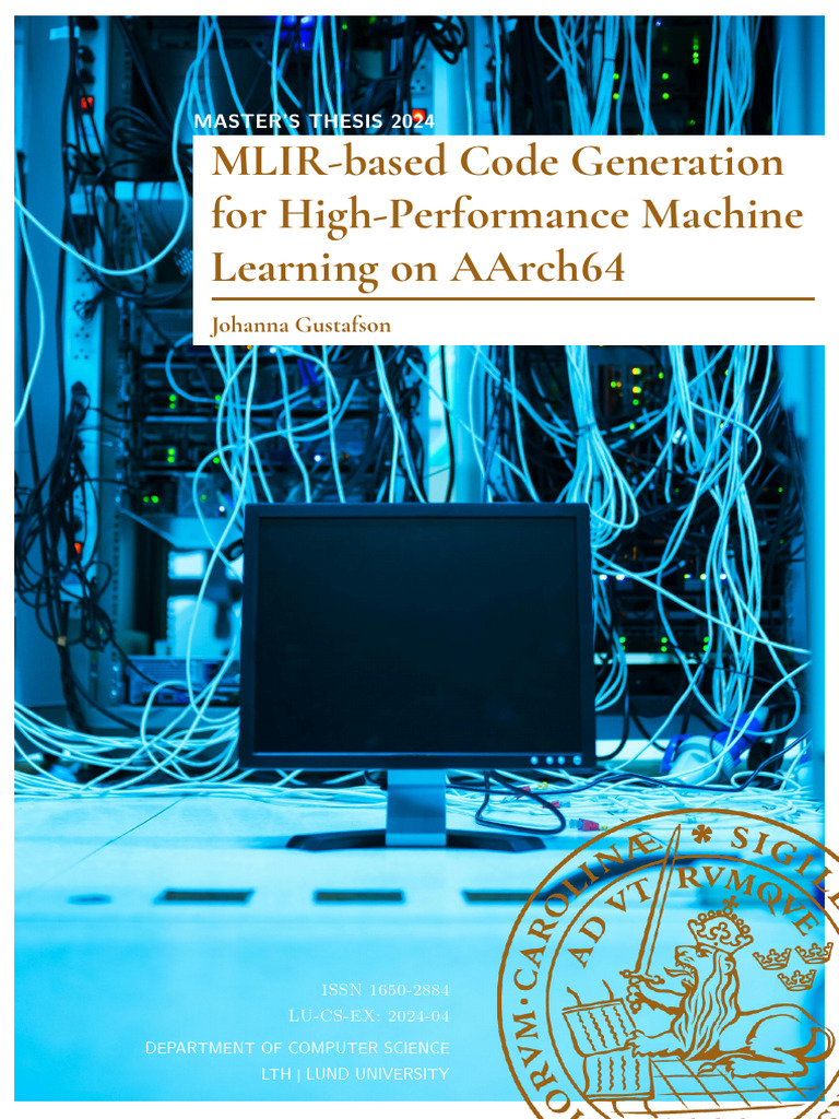 MLIR-based Code Generation for High-Performance Machine Learning | PDF ...