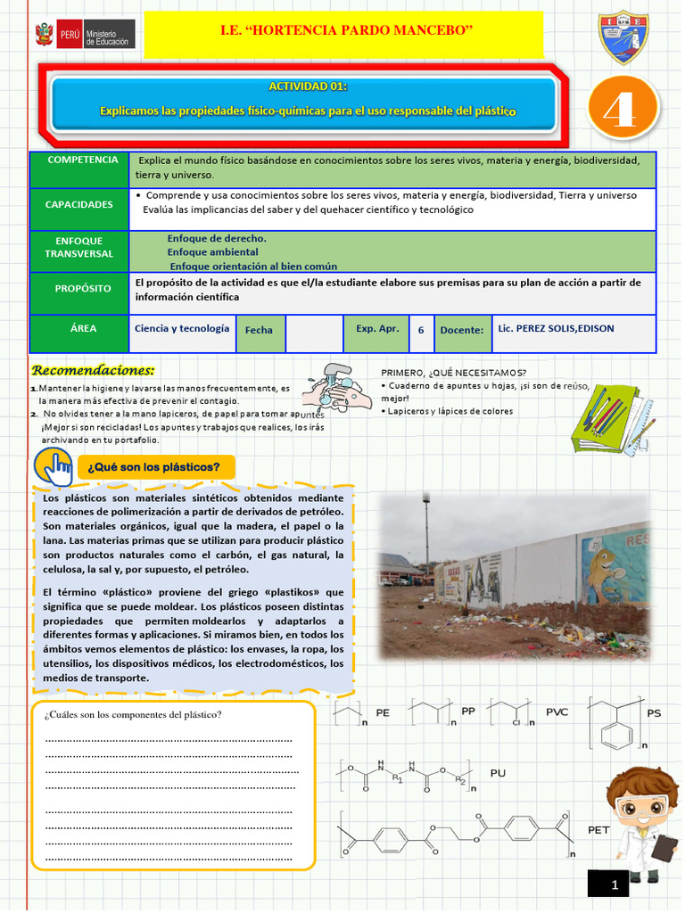 Uso Responsable del Plástico y Microplásticos | PDF | El plastico ...