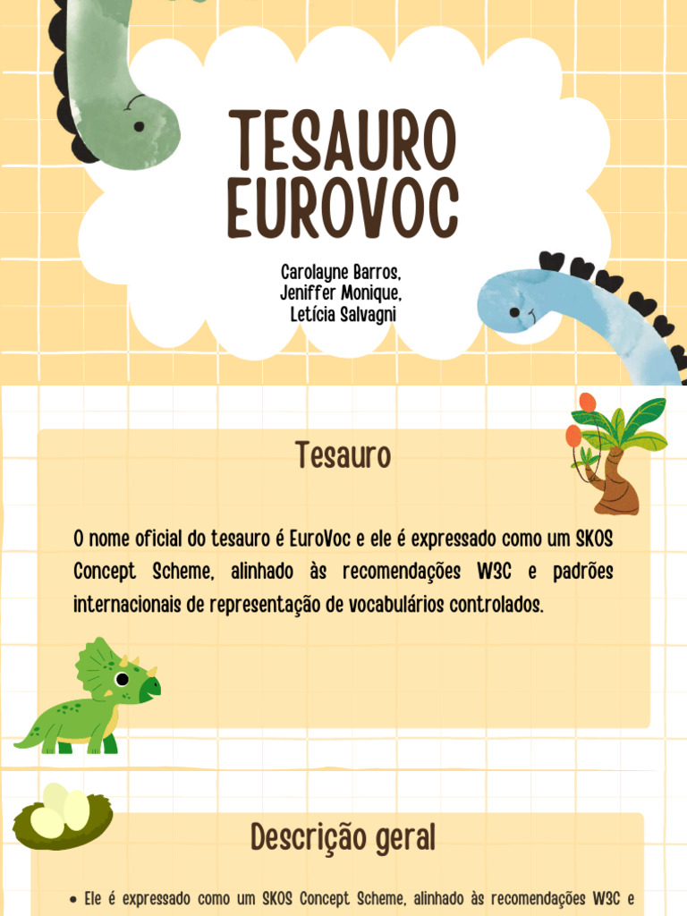 Tesauro EuroVoc: Estrutura e Funcionalidades | PDF | União Europeia ...