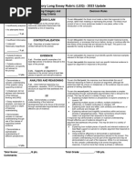 AP World History LEQ Scoring Guide | PDF | Argument | Cognition