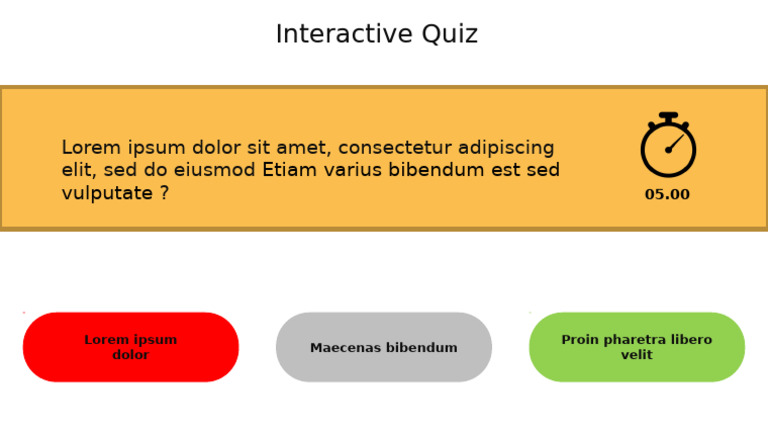 85414-Google Slides Interactive Quiz | PDF