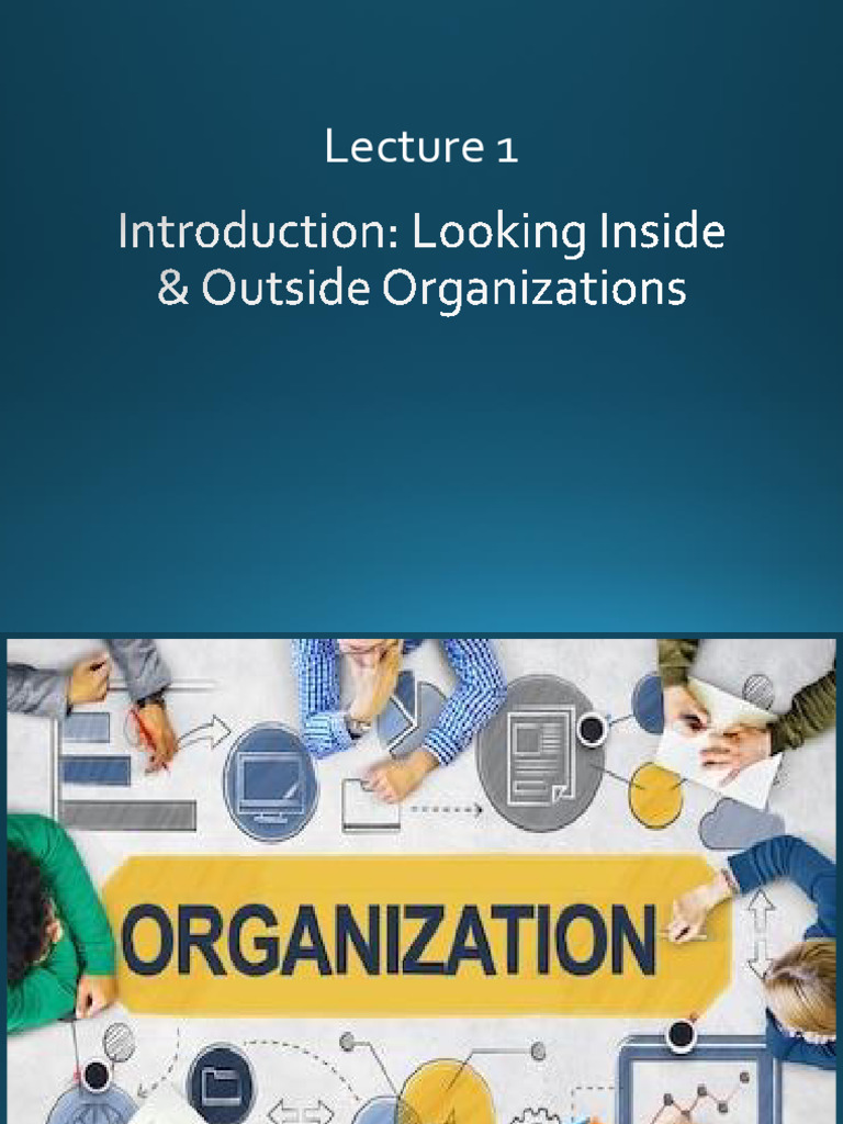 Looking Inside Outside Organization PPT Slides (1) | PDF ...