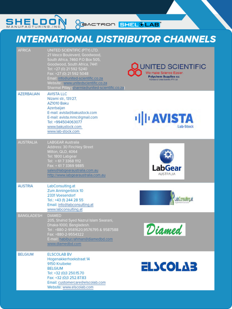 Global Laboratory Equipment Distributors | PDF