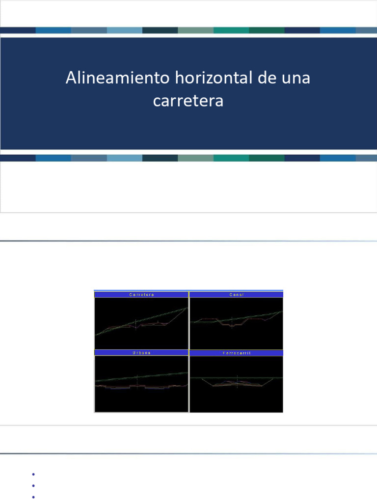 Tema 3 Alineamiento Horizontal | PDF | Curva | Tangente