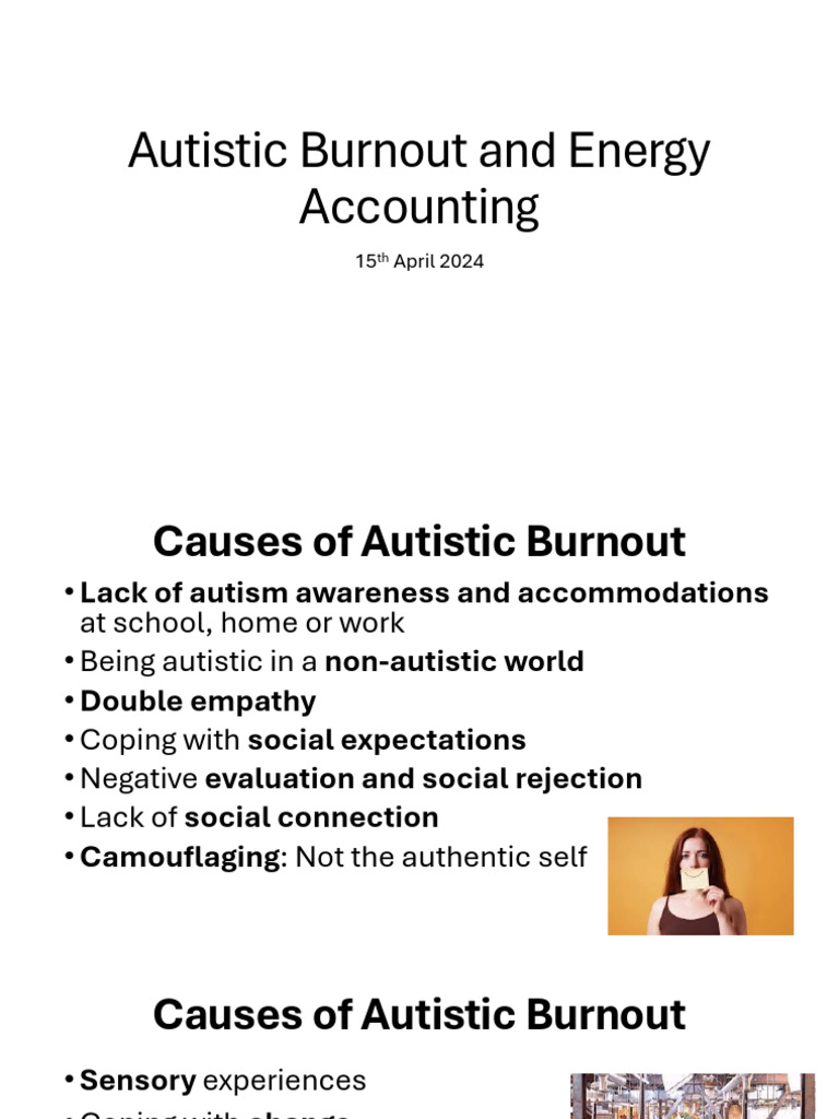 Understanding Autistic Burnout Factors | PDF | Autism | Occupational ...