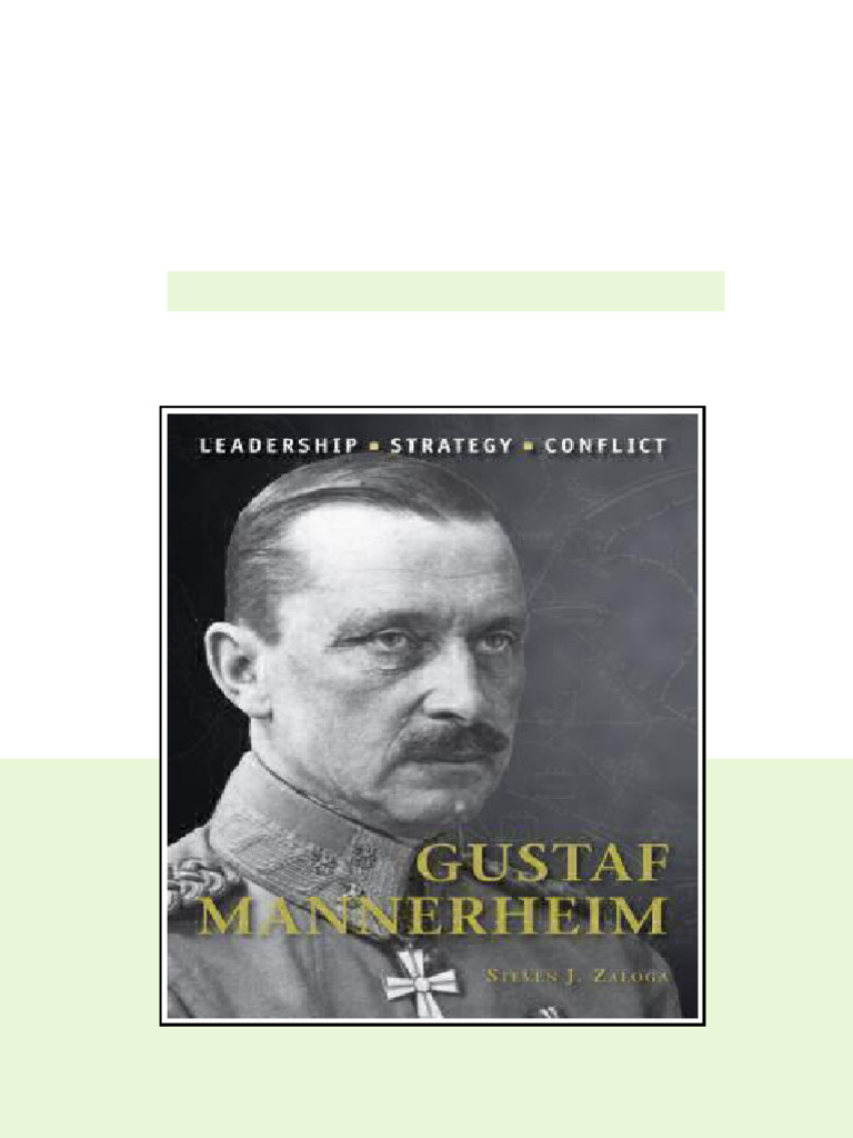 Gustaf Mannerheim Steven J Zaloga all chapters available | PDF ...
