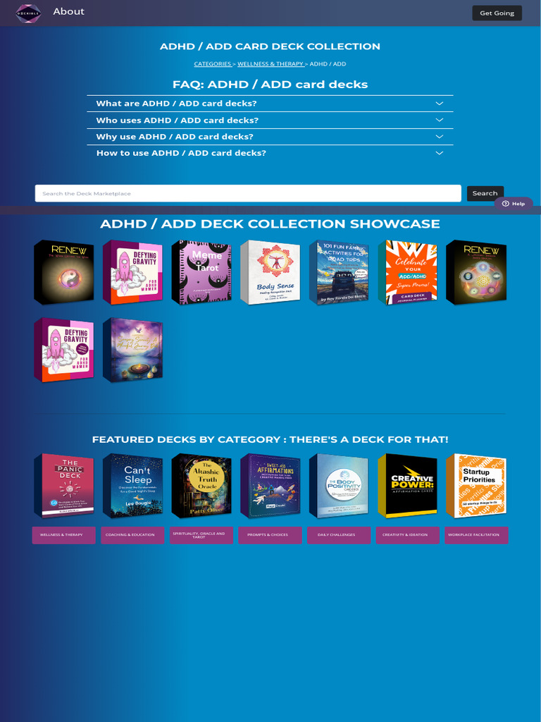 Digital Card Decks for Wellness & Creativity | PDF