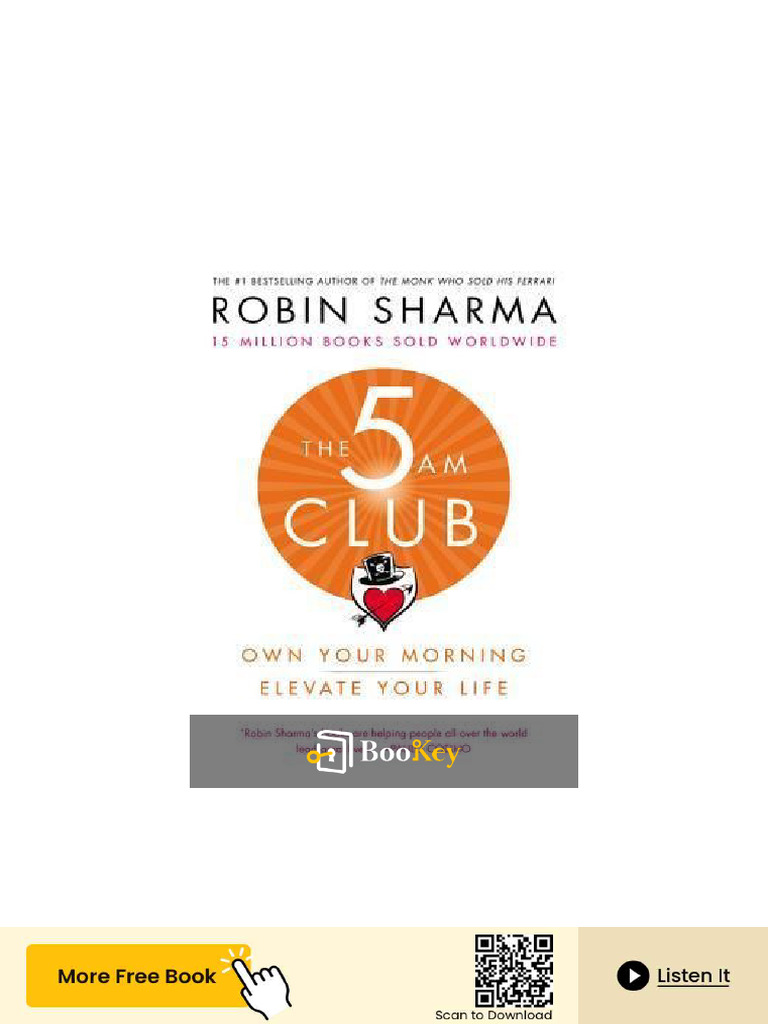 The 5AM Club: Transform Your Mornings | PDF | Mindset | Entrepreneurship