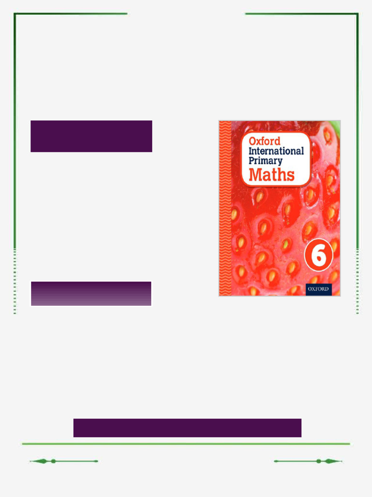 Oxford International Primary Maths Student s Book 6 Caroline Clissold ...