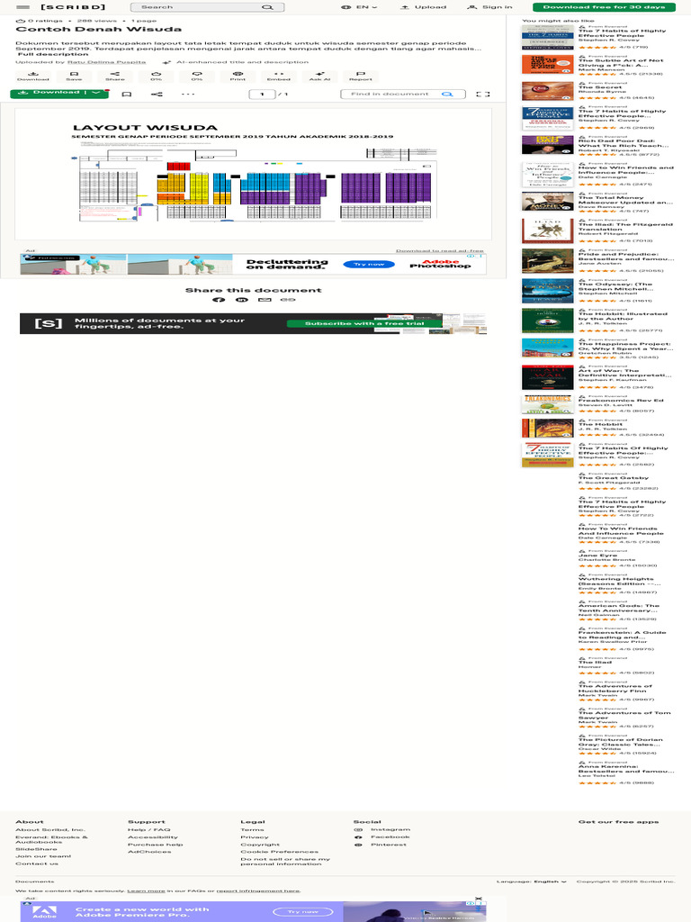 Layout Wisuda September 2019 | PDF