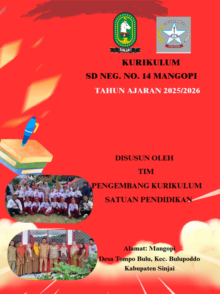 Kuning Warna Warni Ilustrasi Sampul Modul Ajar Dokumen A4 | PDF