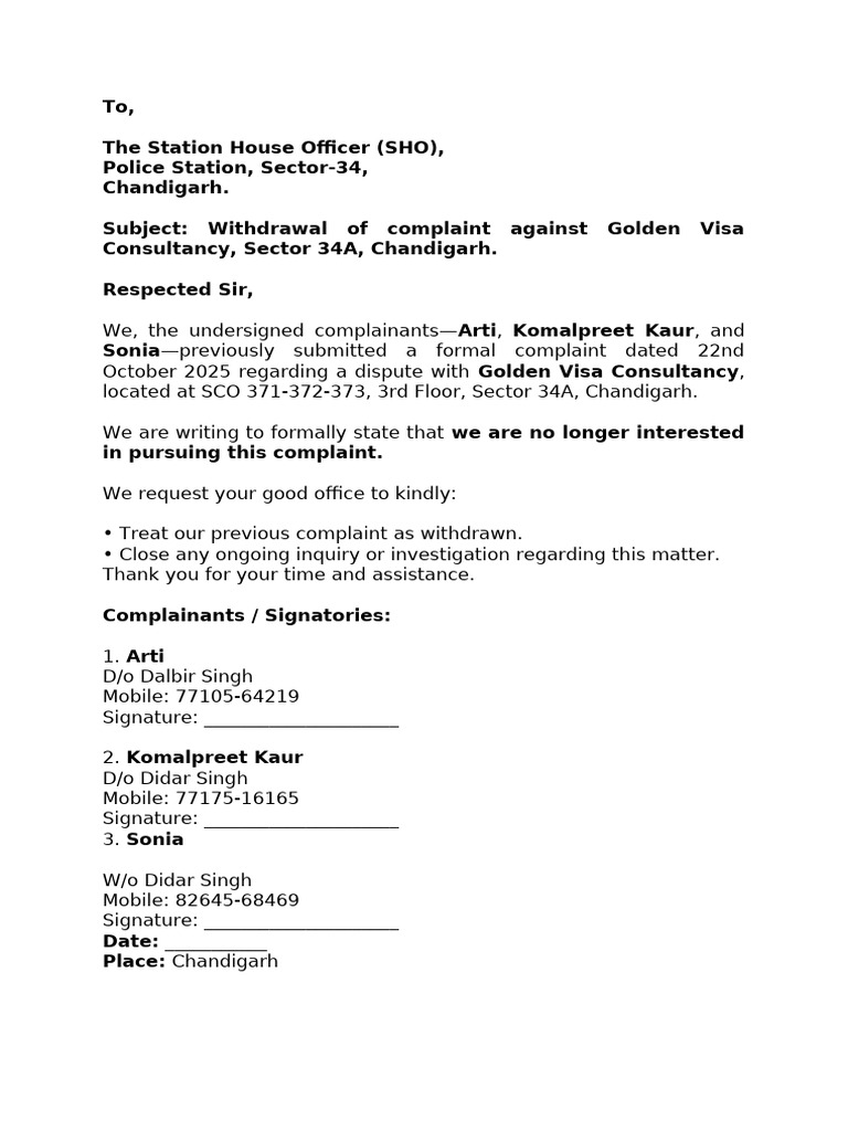 Complaint Close 34 | PDF