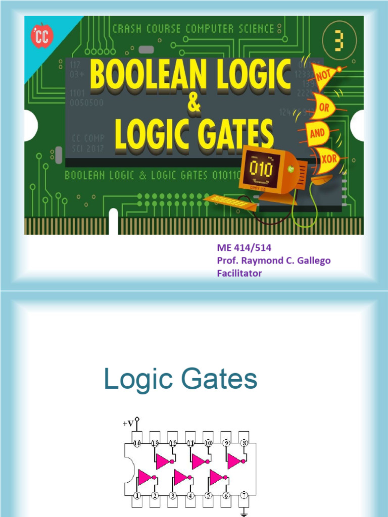 l6Lesson 8 | PDF | Logic Gate | Computer Engineering