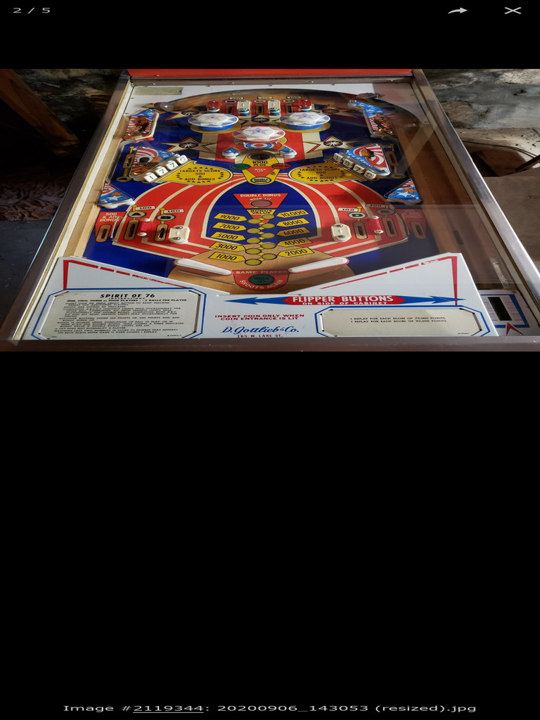 Spirit of 76 Pinball Machine (Gottlieb, 1975) - Image Gallery Pinside ...