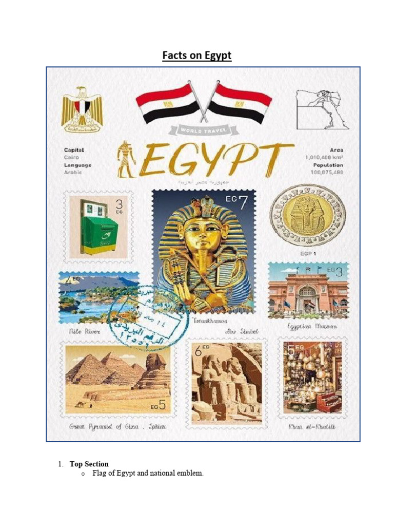 Key Facts About Egypt's Culture and Landmarks | PDF