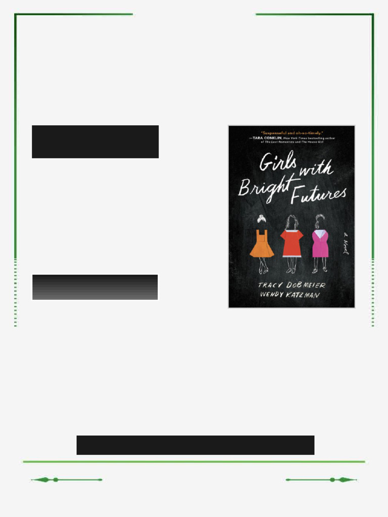 Girls with Bright Futures. 1st Edition Tracy Dobmeier. eBook enhanced ...