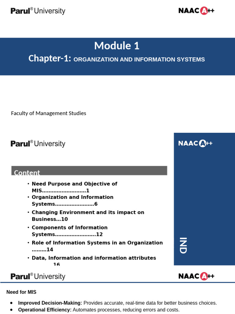 Module 1 Ch1 | PDF | System | Information