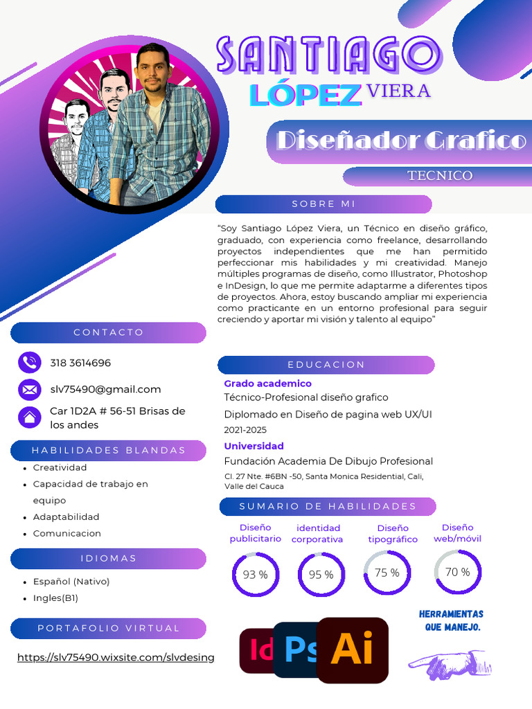 Santiago López V (HV) . | PDF | Diseño gráfico | Comunicación humana