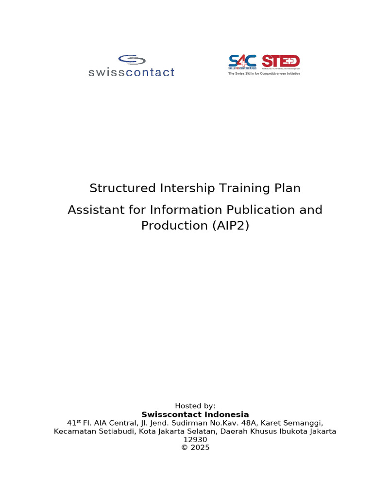 1.1. Training Plan | PDF | Design | Graphic Design