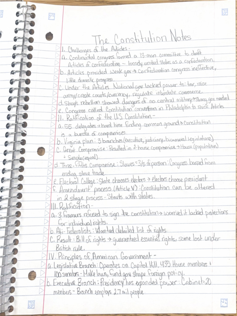 The Constitution Notes | PDF