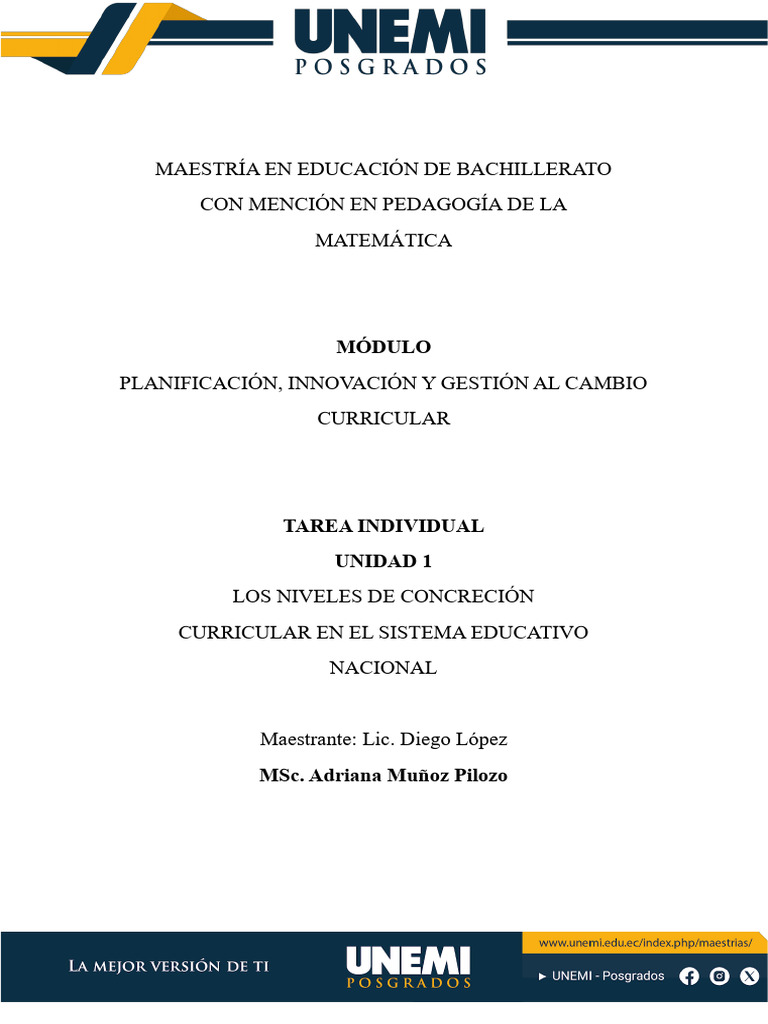Los Niveles de Concreción | PDF