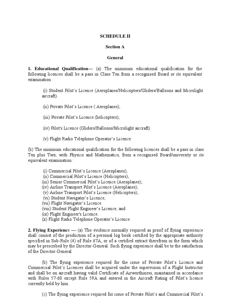 DGCA Pilot Know How Rules! | PDF | Flight Instructor | Gliding