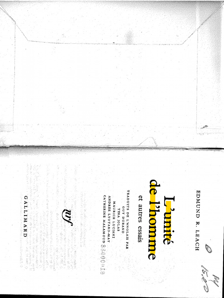 Leach_Nature_humaine | PDF