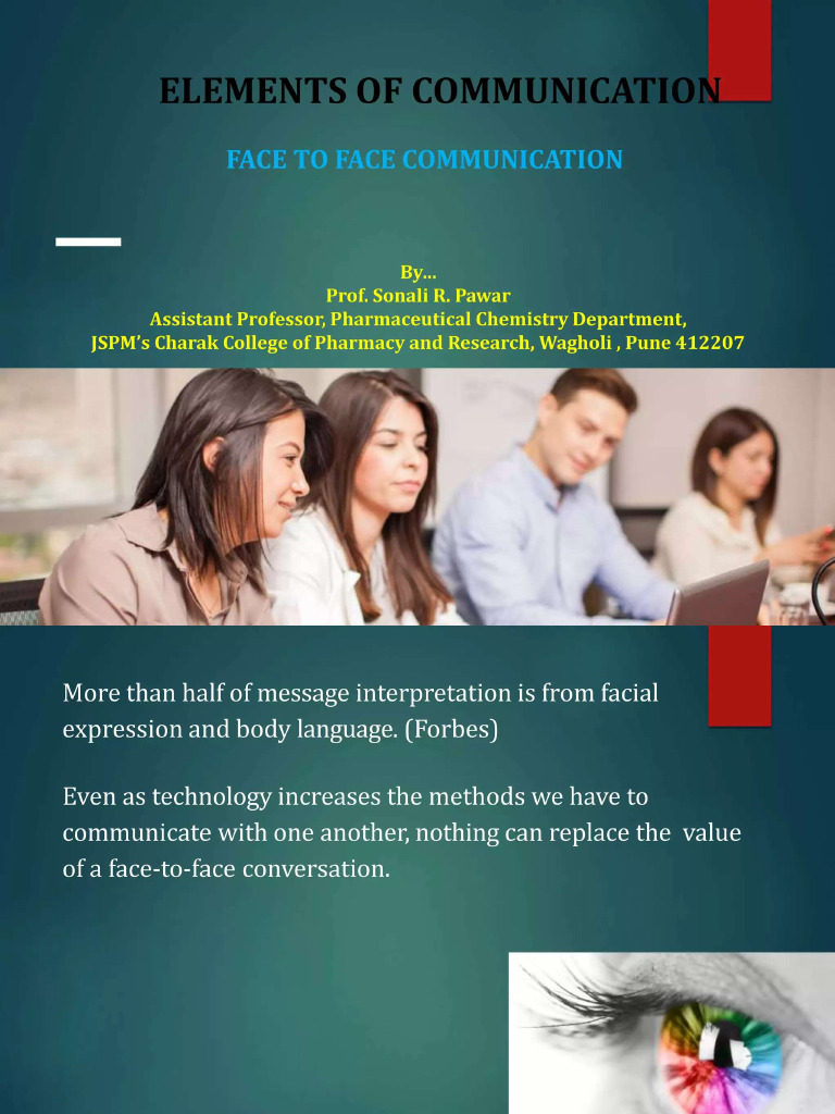 Unit 2 Part 1 (2) Elements of Communication | PDF
