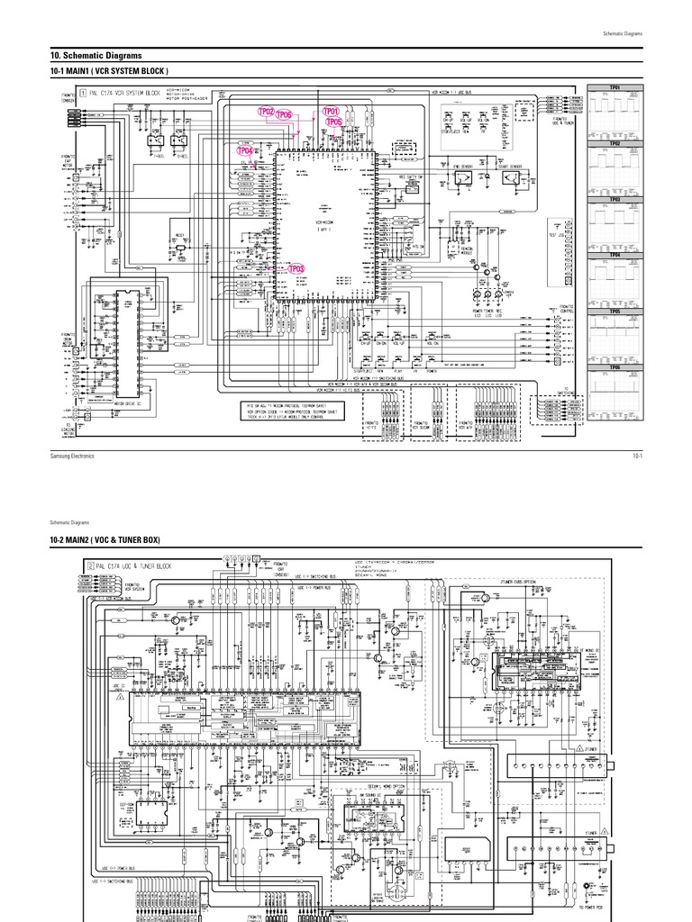 Samsung VCR Schematic Diagrams | PDF | Technology & Engineering