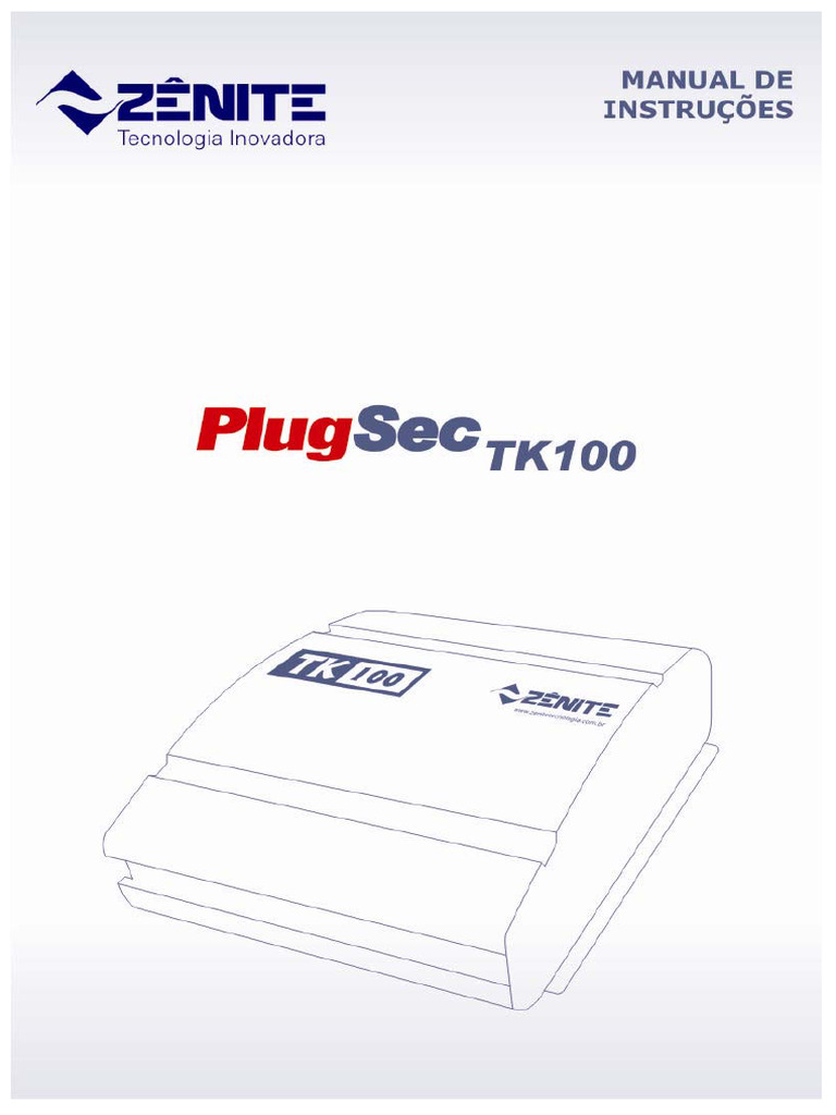 Manual do PlugSec TK100: Instalação e Configuração | PDF | USB | Celulares