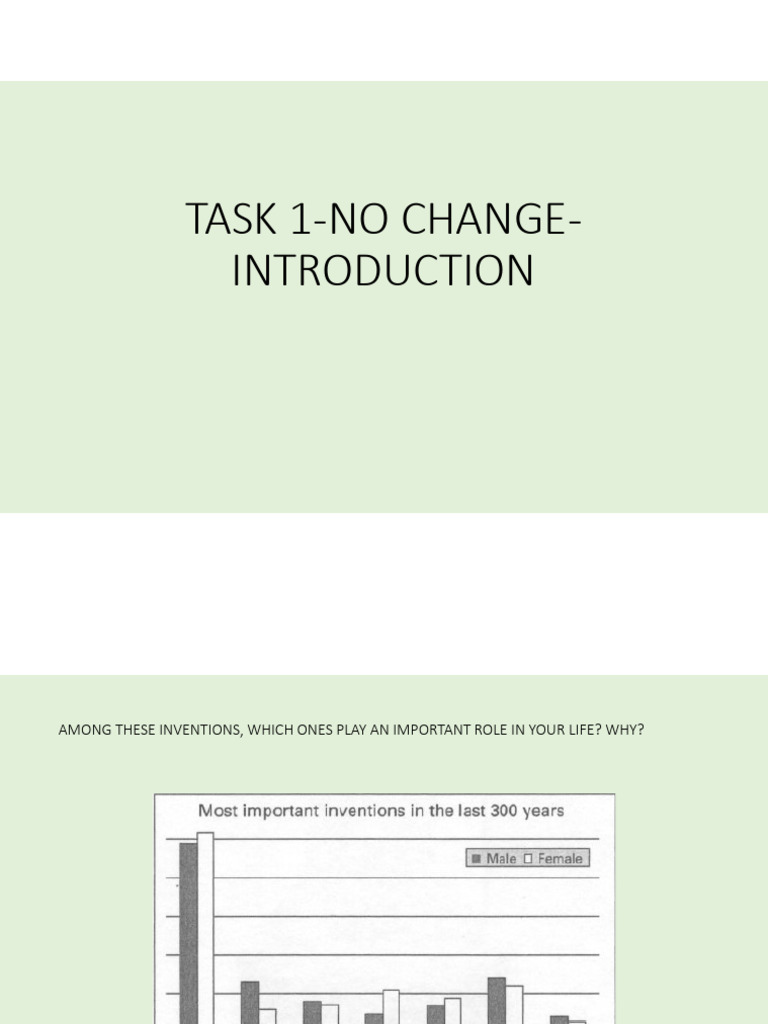 Slides Task 1 No Change Introduction | PDF | Linguistics