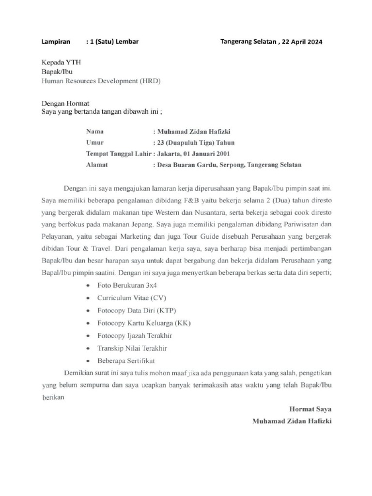 Muhamad Zidan Hafizki | PDF