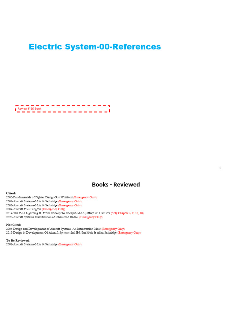 F-35 Electric System References List | PDF | Aeronautics | Military ...