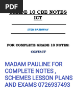 Grade 10 Computer Science CBE Notes | PDF | Integrated Circuit ...