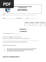 MYP Criterion B: Investigating Patterns | PDF | Teaching Methods ...