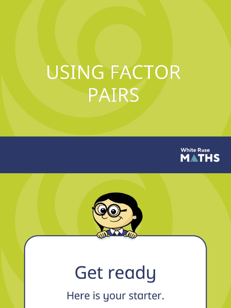 Math Calculations and Factor Pairs Guide | PDF