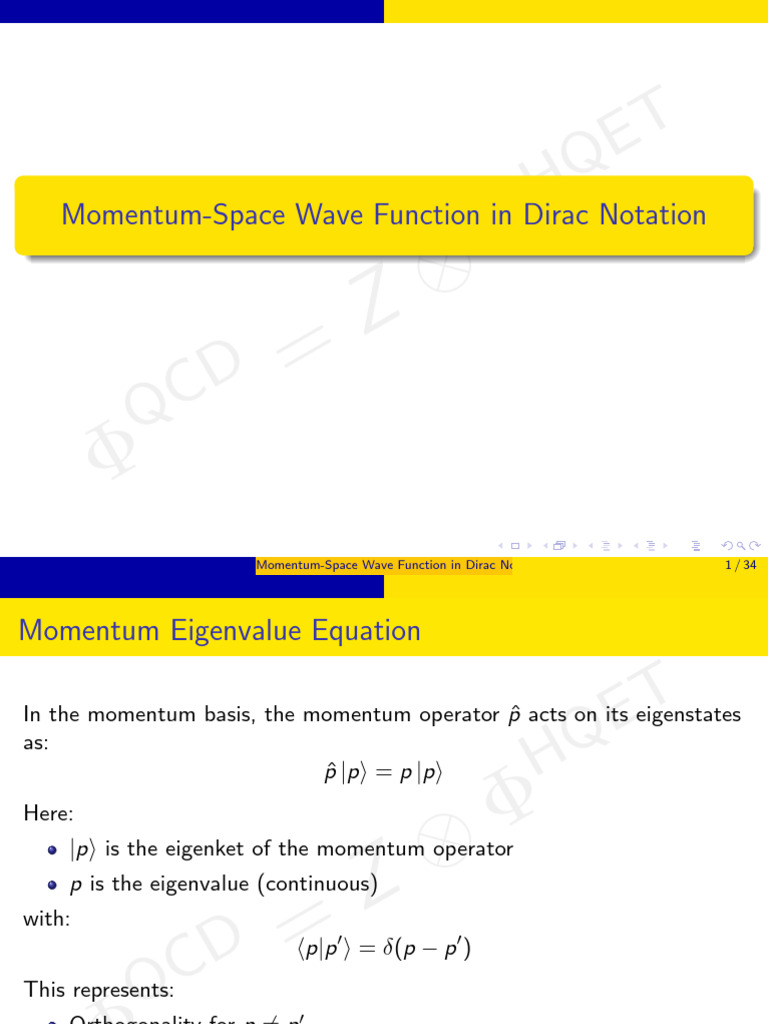 6. Momentum Space Wave Function V2 | PDF | Wave Function | Functions ...