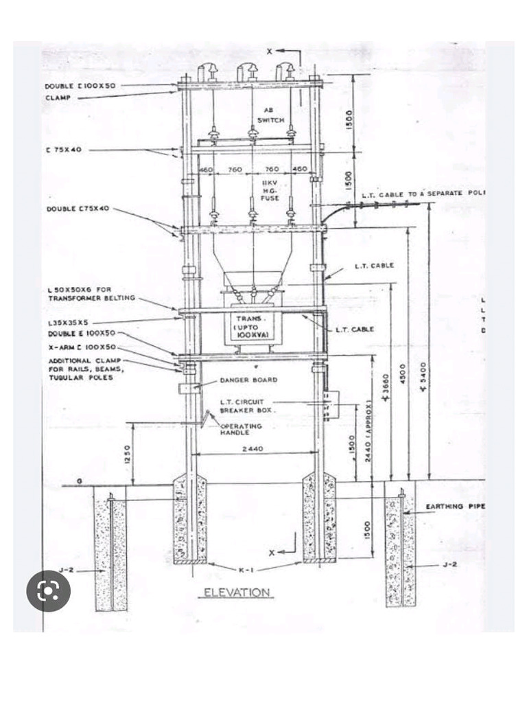 EB Pole Drawing | PDF