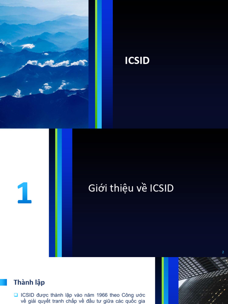 ICSID Introduction - LTAN -2906 Presentation_compressed | PDF