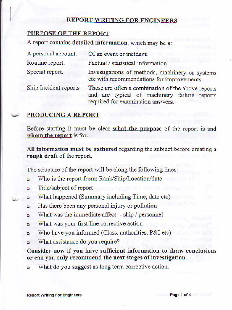 Report Writing | PDF