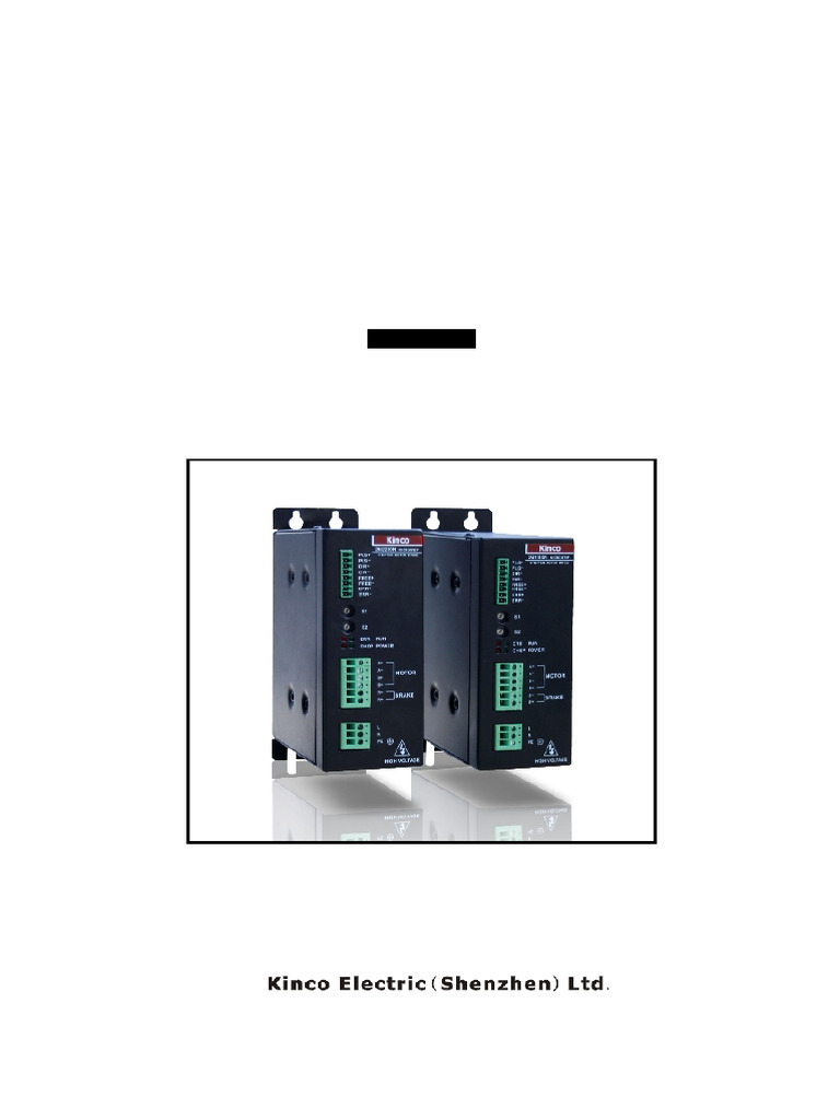 Kinco N Series Stepper Motor Driver Manual | PDF | Electric Motor ...