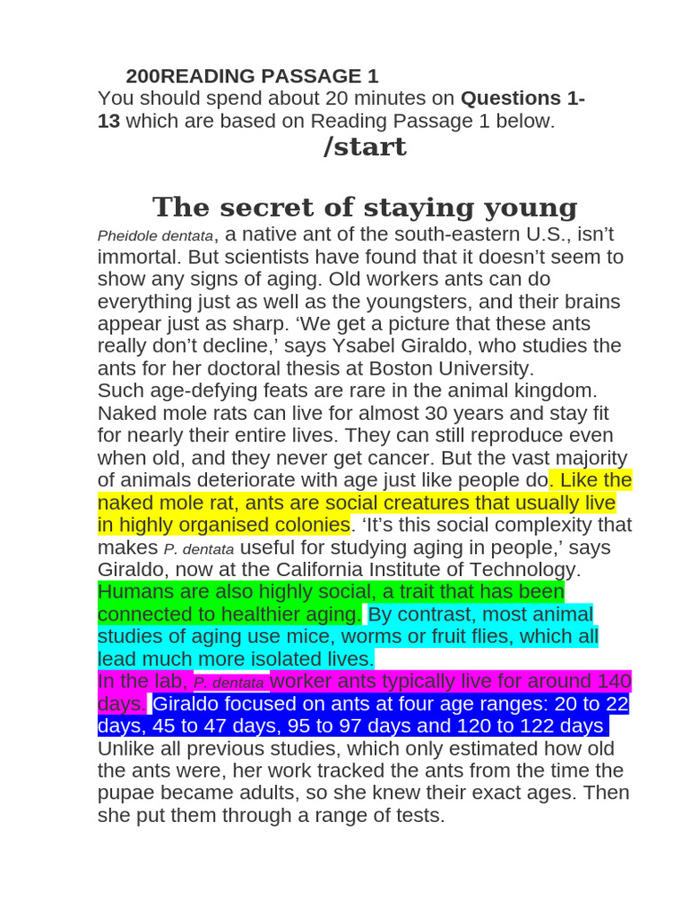 Reading | PDF | Ant | Brain