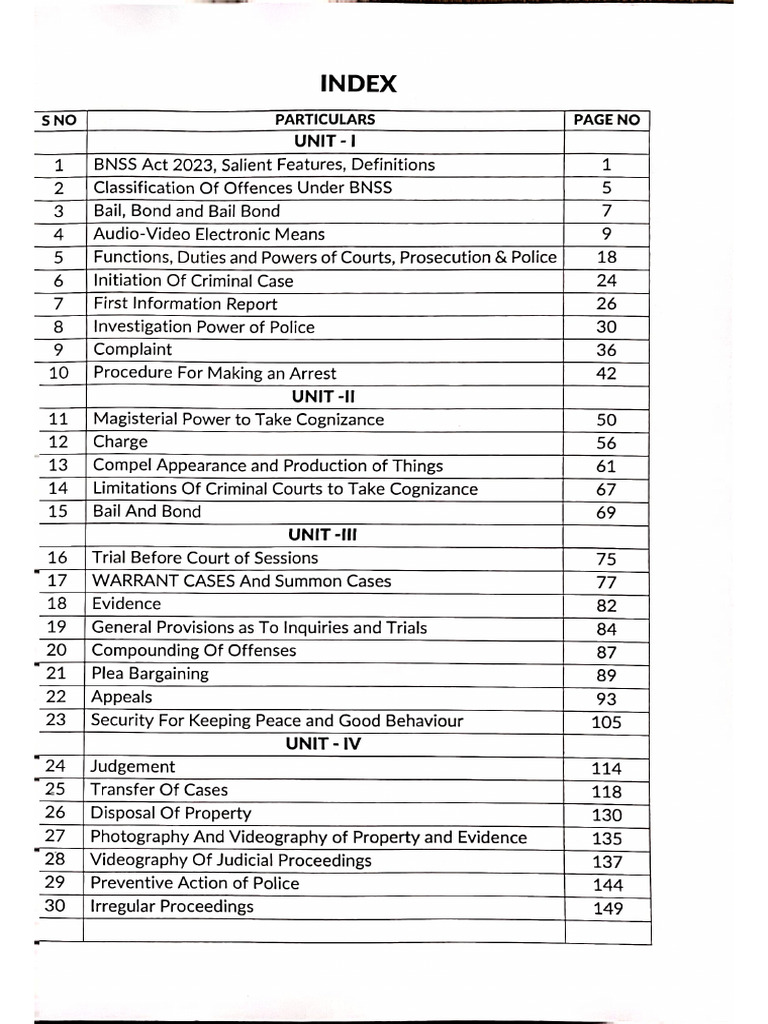 Bnss Notes | PDF