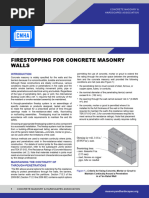 Fire Stopping Guidance for Openings | PDF | Drywall