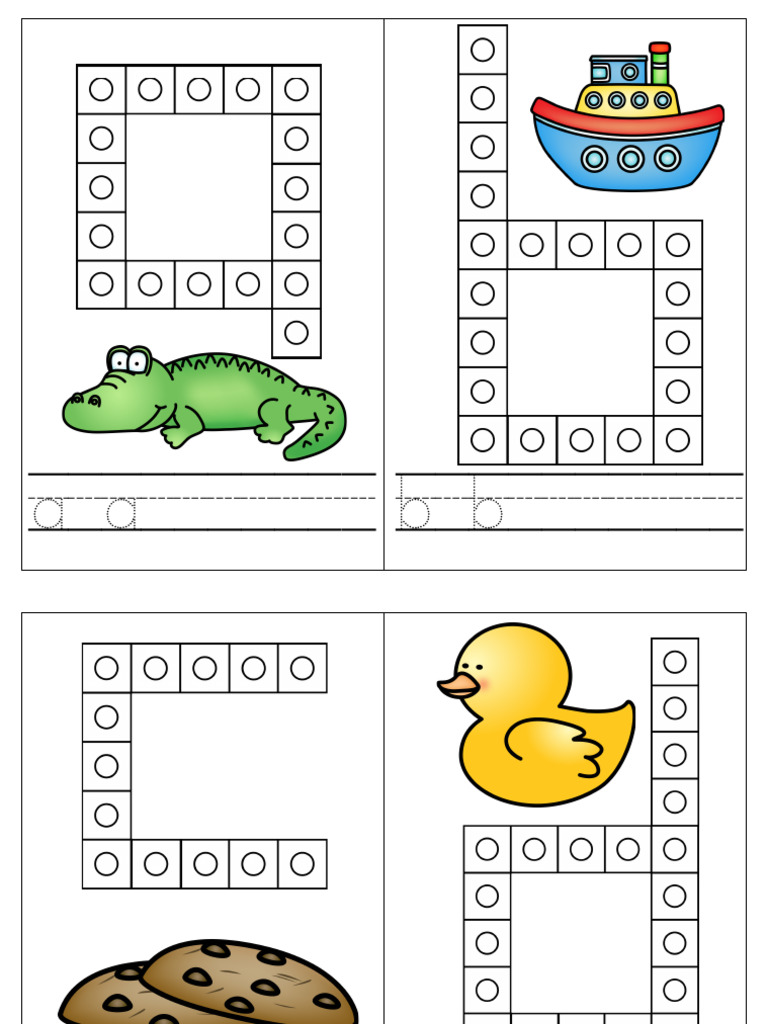 Alphabet-Snap-Cube-Mats (Interlocking Cube) | PDF