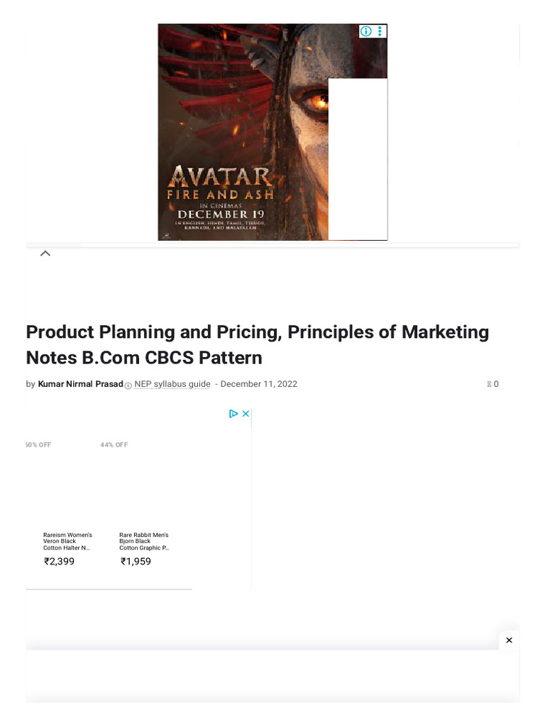 Marketing Principles: Product Planning Guide | PDF | Pricing | Product ...