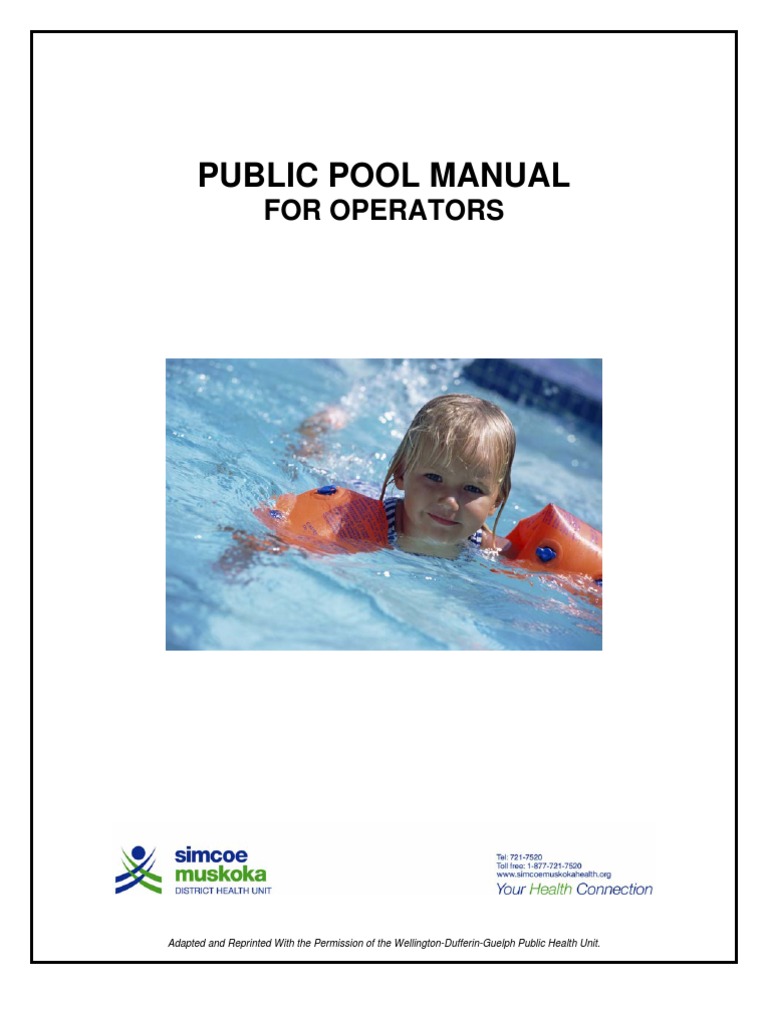 Pool Operators Manual | PDF | Swimming Pool | Filtration