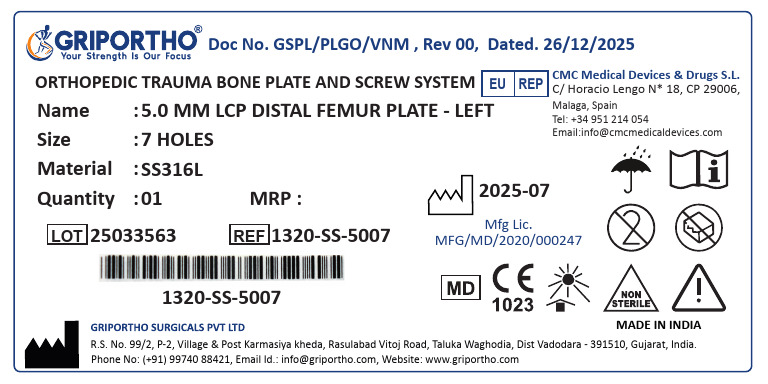Orthopedic Trauma Bone Plate Details | PDF
