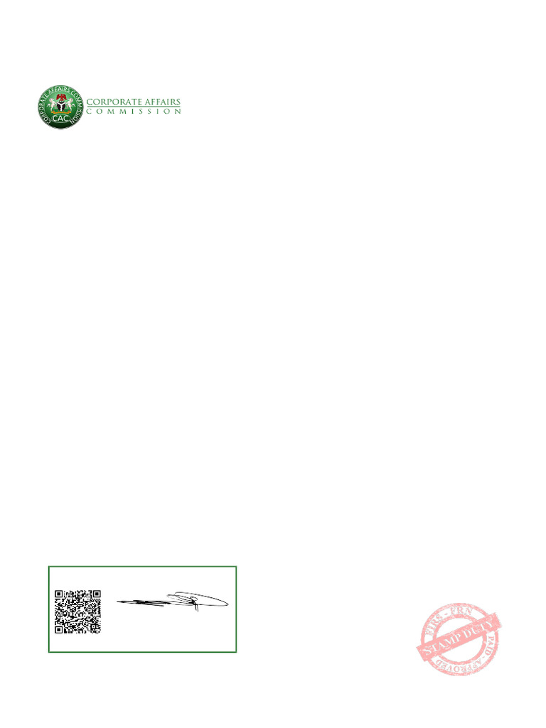 Status Report Cac - Radibest Global Farm Limited | PDF | Agriculture ...