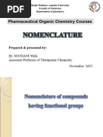 IUPAC Functional Group Priority List | PDF